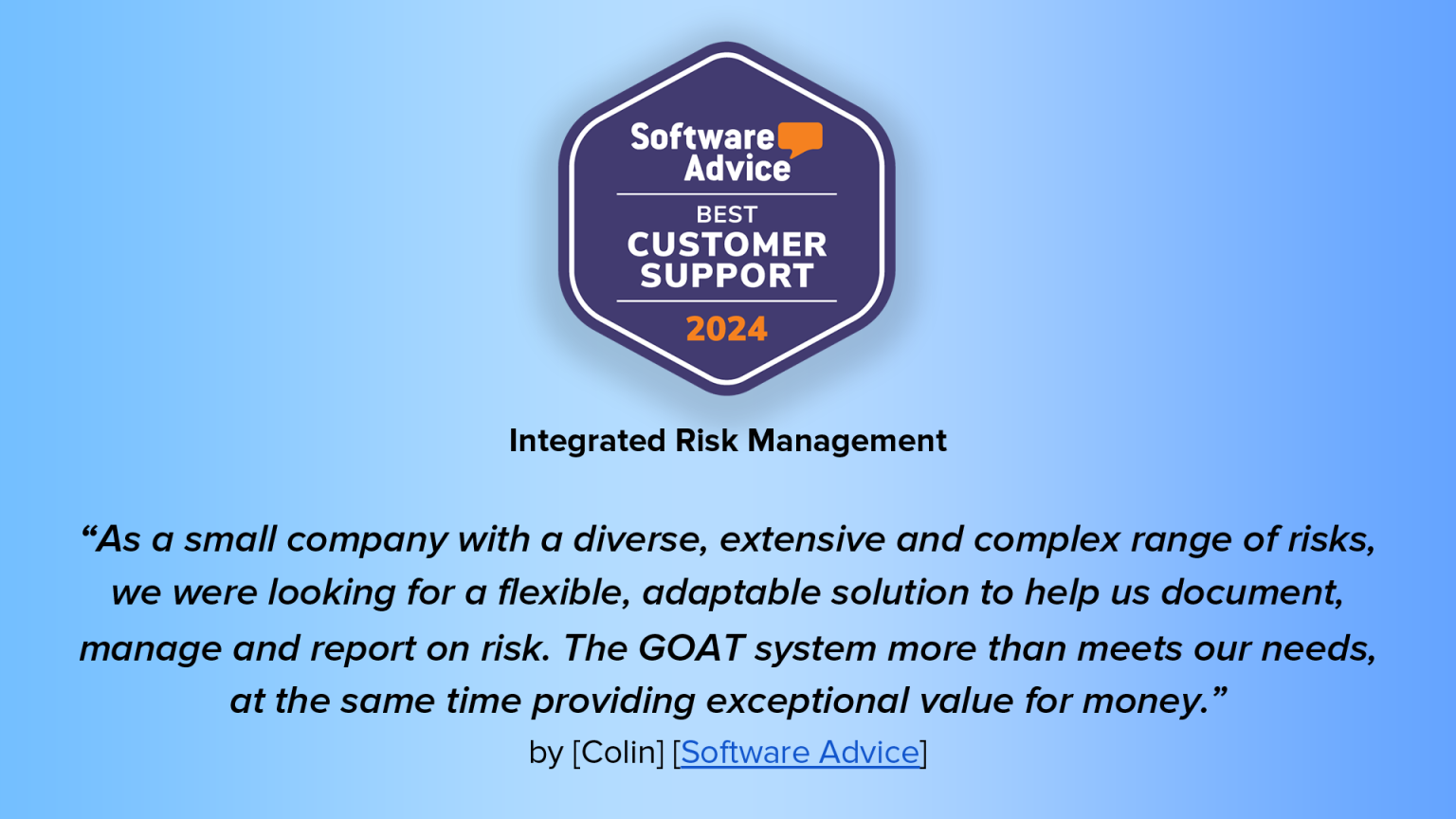 GOAT Risk™ Featured with Multiple “Best Of” Category Badges in 2024 ...